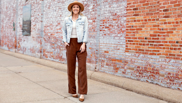 Tutorial | Wide Leg Crew Trousers