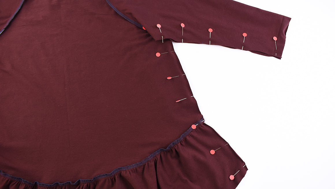 Waterfall Raglan Sew Along | Sew Sleeves & Side Seams