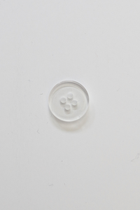 1/2" Clear Button - Chalk and Notch